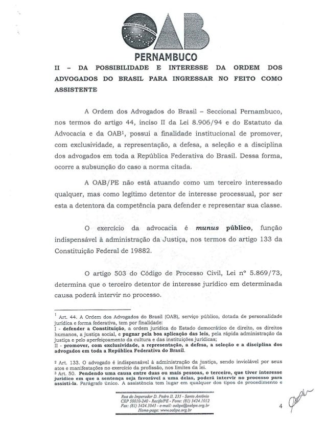 Petição da OAB