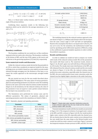 On Modeling Water Transport in Polymer Electrolyte Membrane Fuel Cell ...