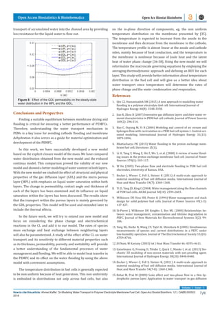 On Modeling Water Transport in Polymer Electrolyte Membrane Fuel Cell_Crimson Publishers | PDF