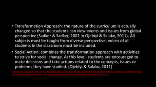 Oabona;tyler rationale and taba objective models in multicultural | PPTX