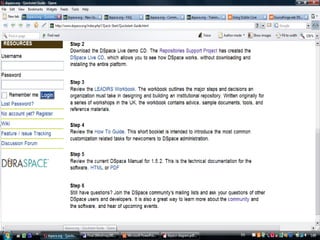 Setting up repositories: Technical Requirements, Repository Software ...