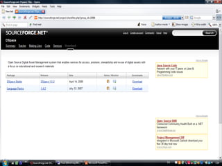Setting up repositories: Technical Requirements, Repository Software ...