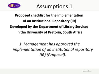 Building repositories | PPT