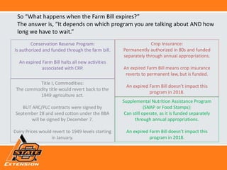 Farm Bill Update by Amy Hagerman - OSU | PPTX
