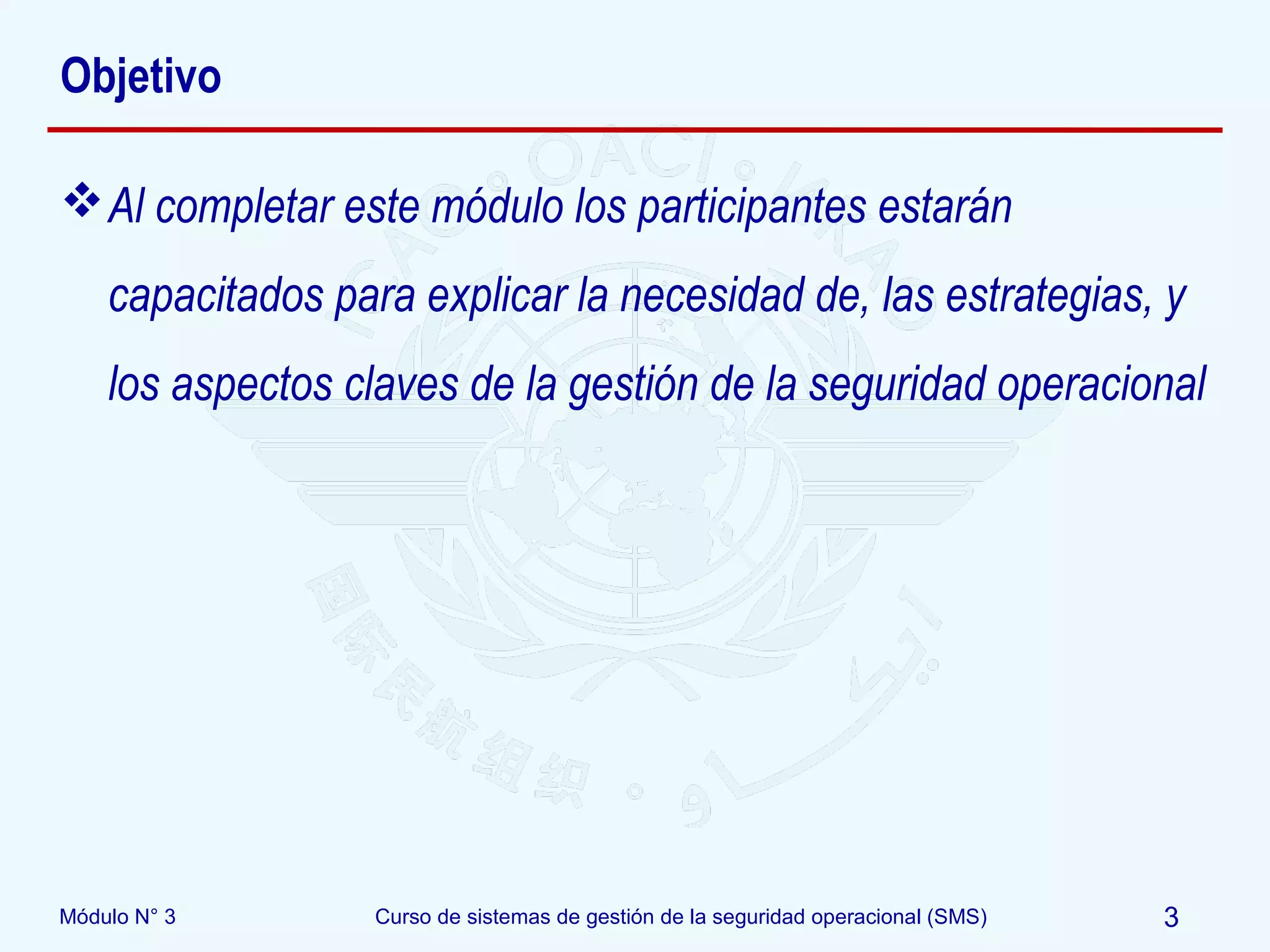 Oaci sms riesgos de la seguridad operacional aeronautica | PPT