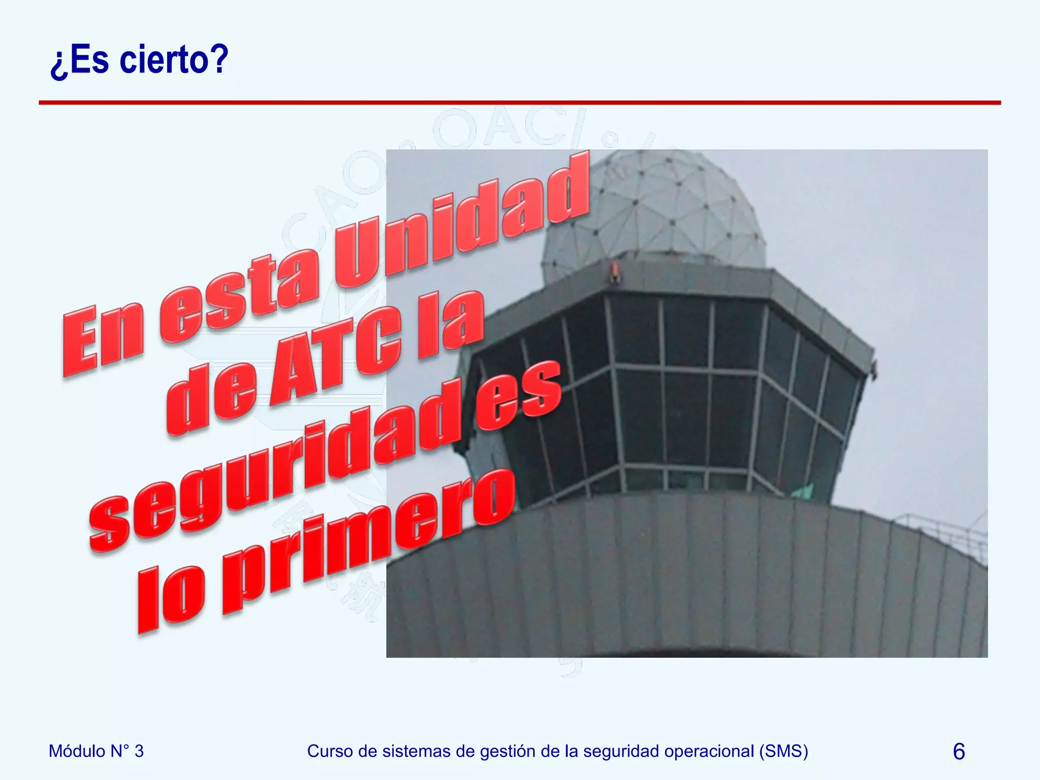 Oaci sms riesgos de la seguridad operacional aeronautica | PPT