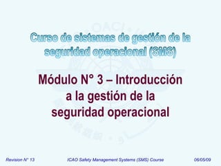 Oaci sms riesgos de la seguridad operacional aeronautica | PPT