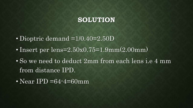 O.A. 2ND & 3RED YEAR CLASS REGARDING BASIC ABOUT IPD class | PPT