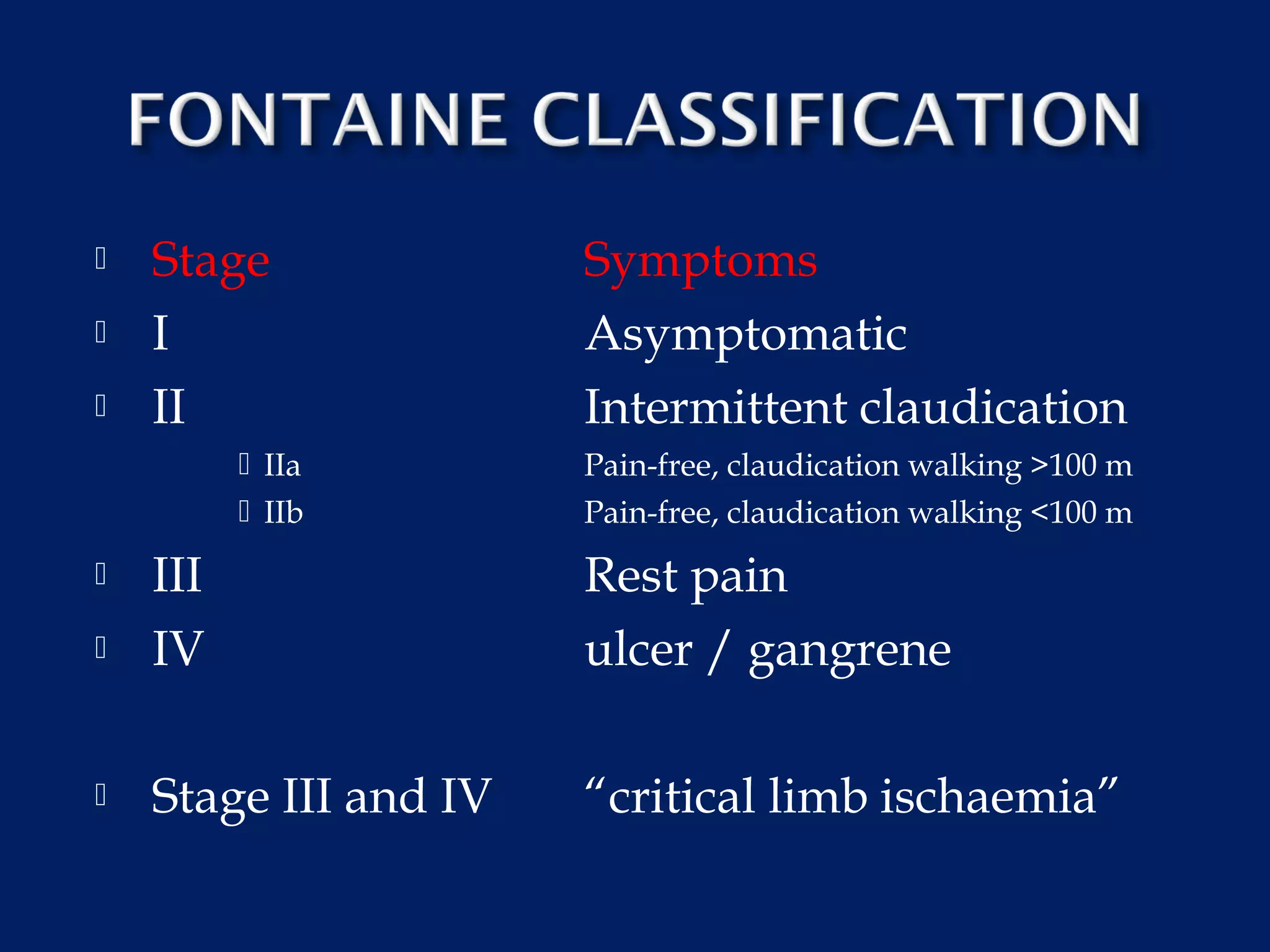 occlusive arterial disease | PPT