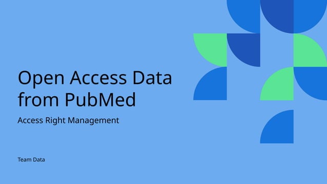 Open Access Pdf Files And Access Rights Pptx