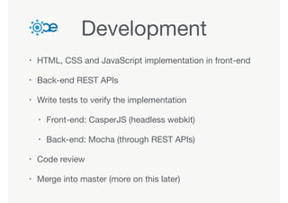 Apereo OAE development and release process | PPT