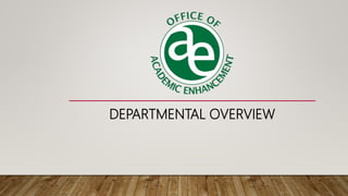 OAE Overview | PPT