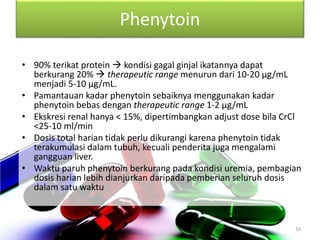 Penggunaan Obat Antiepilepsi pada Gangguan Ginjal | PPTX