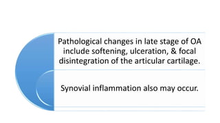 Oa epidemiology in india | PPTX | Bone and Joint Conditions | Diseases ...