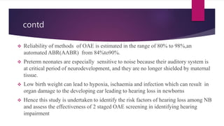 oae newborn hearing screening useful in newborn.pptx