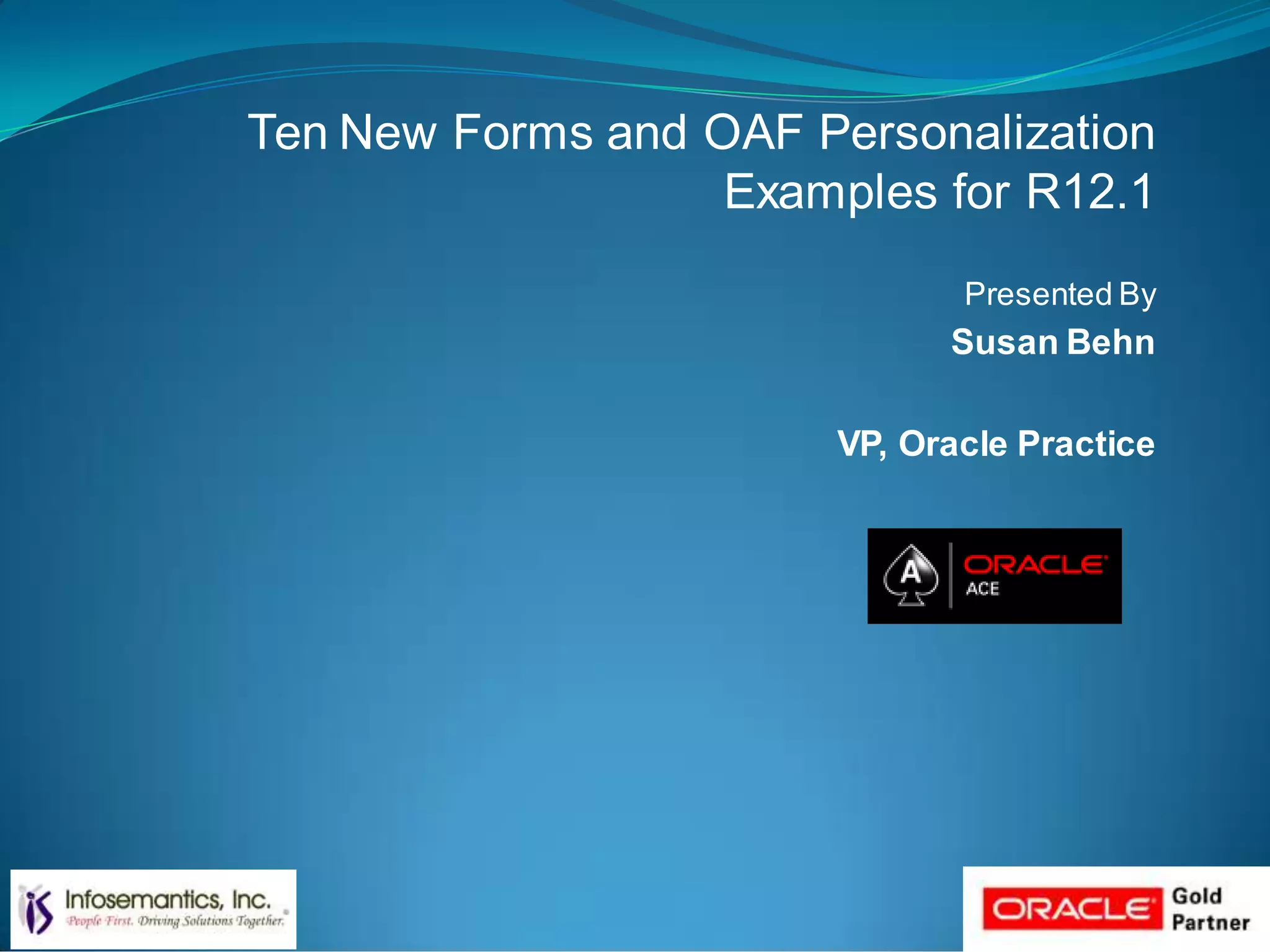 Oaf personalization examples | PDF
