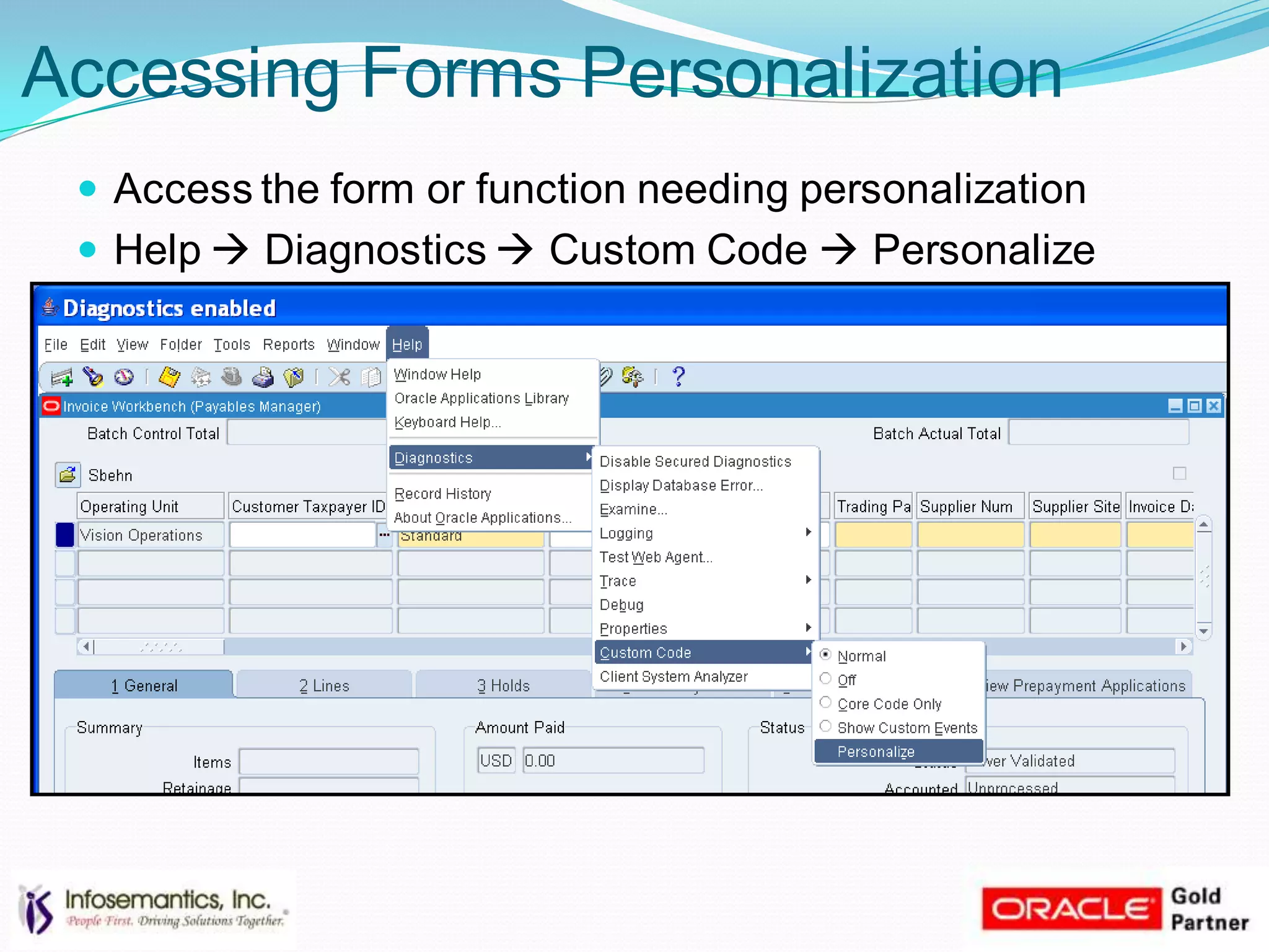 Oaf personalization examples | PDF