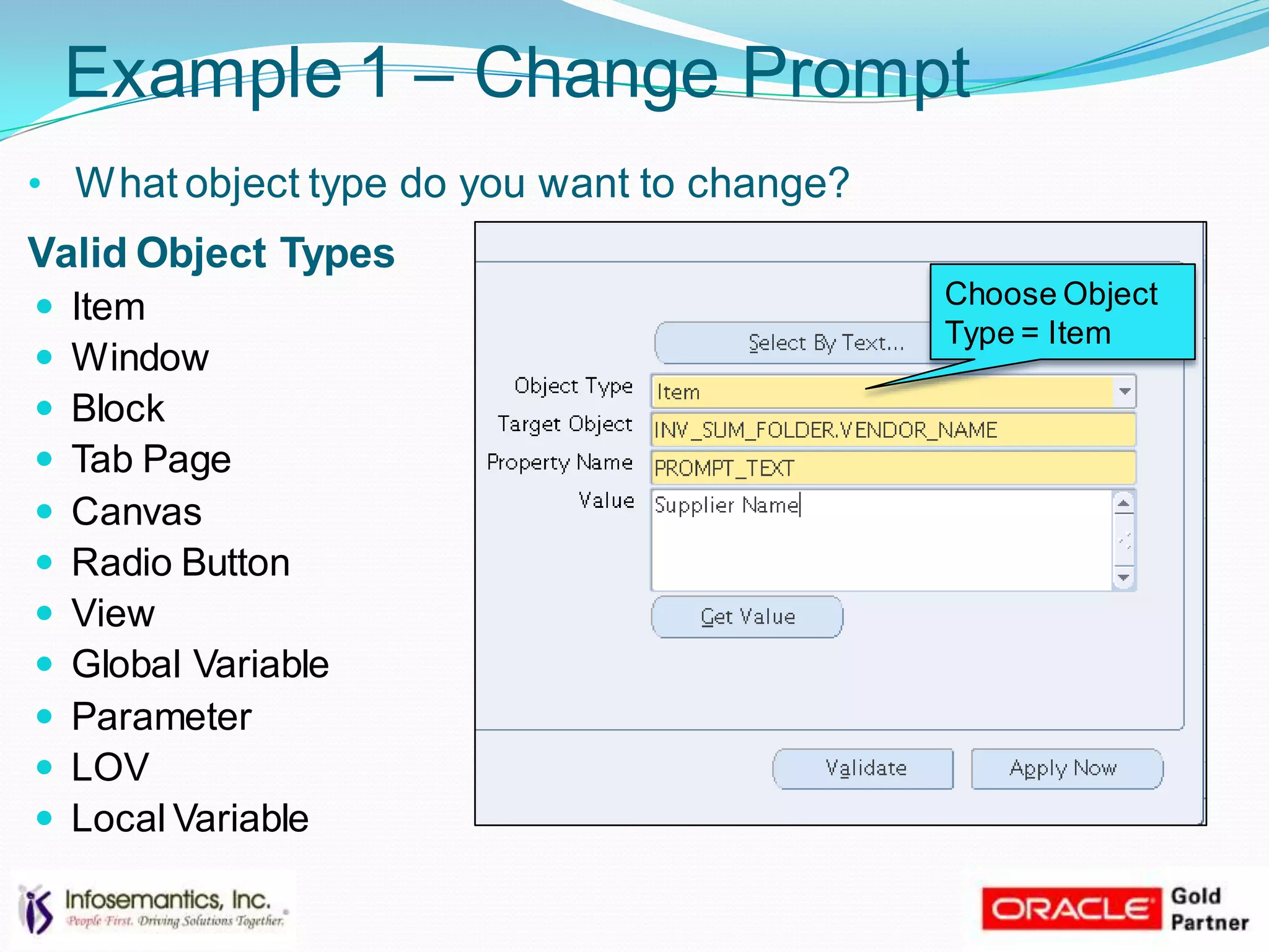 Oaf personalization examples | PDF