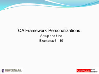 Oaf personalization examples | PDF