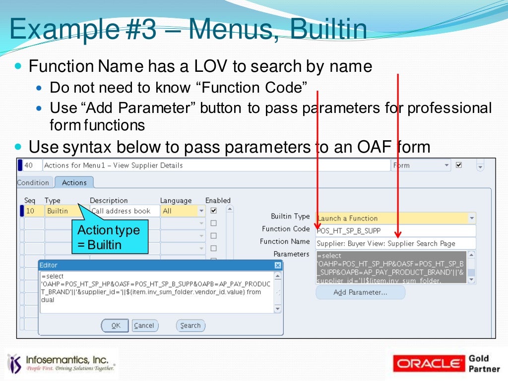 Oaf personalization examples