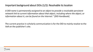 OAI Identifiers: Decentralised PIDs for Research Outputs in ...