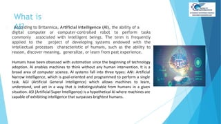 OA Introduction to AI from Object Automation | PDF