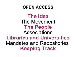 Open Access for Beginners, vol. 2 | PPT