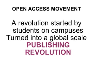 Open Access for Beginners, vol. 2 | PPT