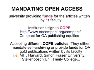 Open Access for Beginners, vol. 2 | PPT