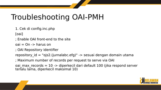 Registrasi OAI PMH | PDF