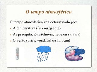 O aire e o tempo atmosférico | PPTX