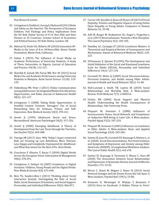 Digital Isolation: Social Disconnectedness and Interaction Anxiety ...