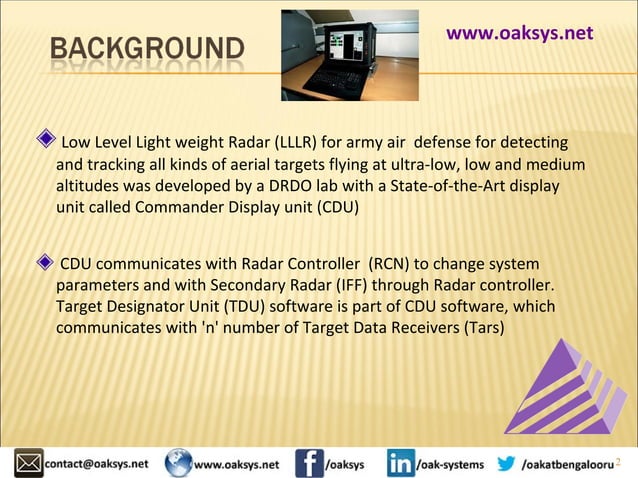 Radar CDU Testing- A Case Study from Oak Systems Pvt Ltd | ODP