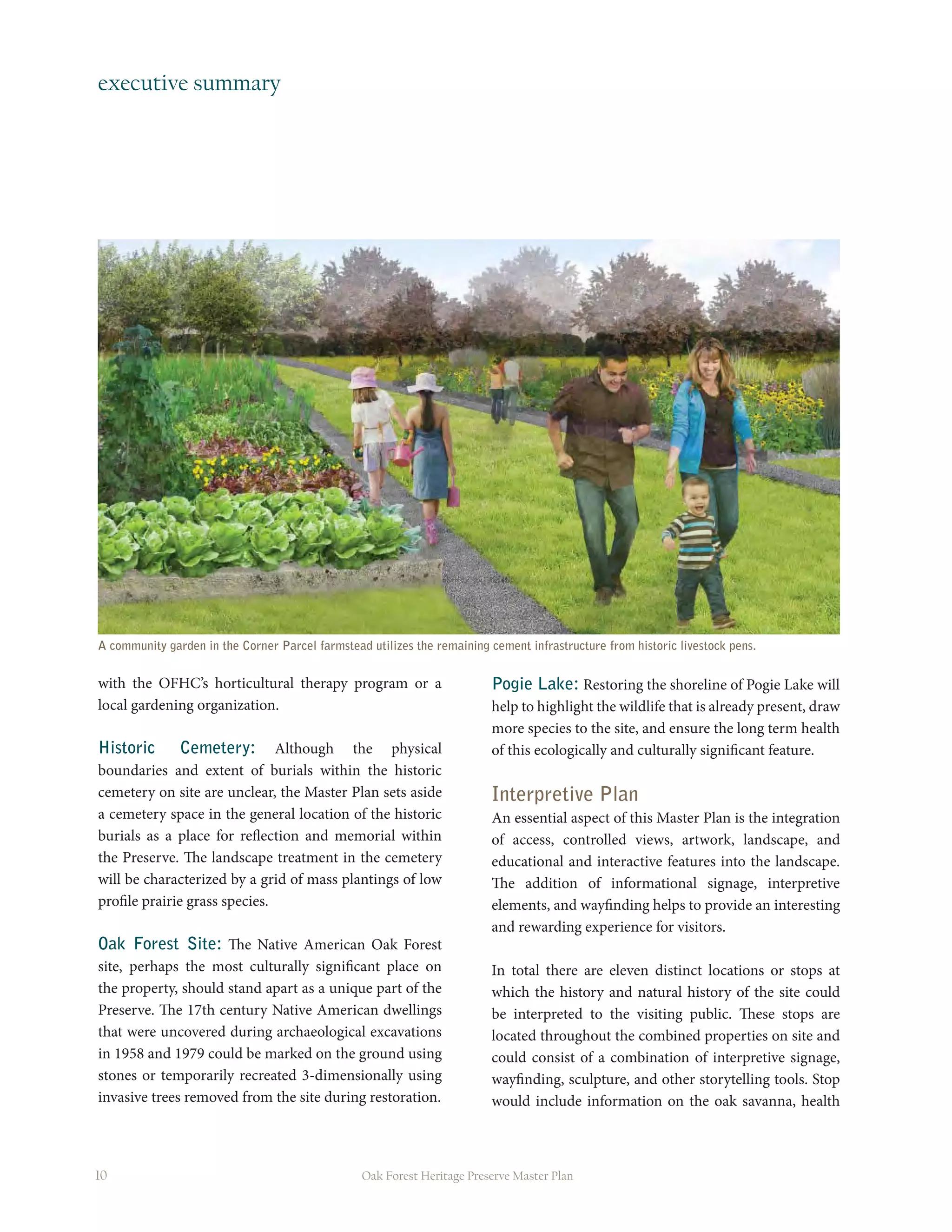 Forest Preserve District Executive Summary of Oak Forest Heritage ...