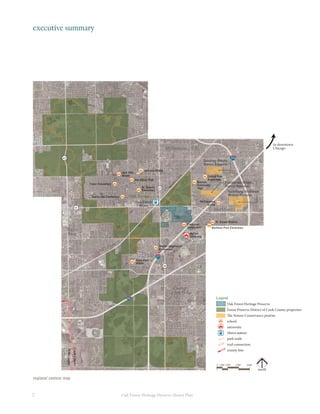 Forest Preserve District Executive Summary of Oak Forest Heritage ...