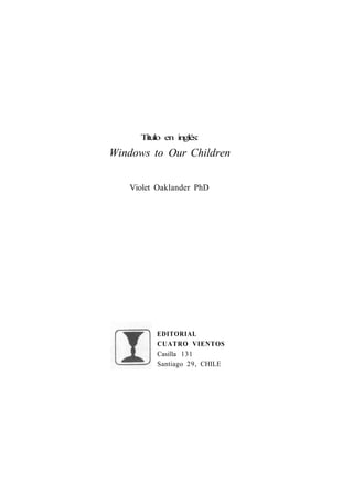 Oaklander violet terapia gestaltica para ni±os y adolescentes | PDF