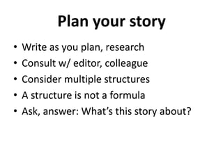 Choose the Right Story Structure | PPTX