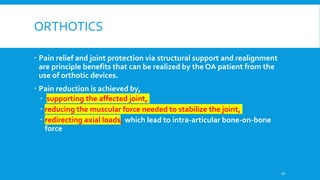 Osteoarthritis knee- introduction and approach | PPTX