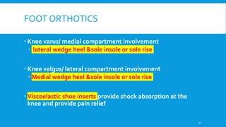 Osteoarthritis knee- introduction and approach | PPTX