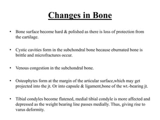 OSTEOARTHRITIS KNEE- OUTLINE FOR UNDERGRADUATES | PPT