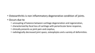 OA KNEE (1) osteoarthritis of knee for undergraduate and post graduate ...