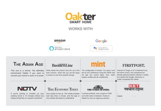 Oakter - Smart Home | PPT