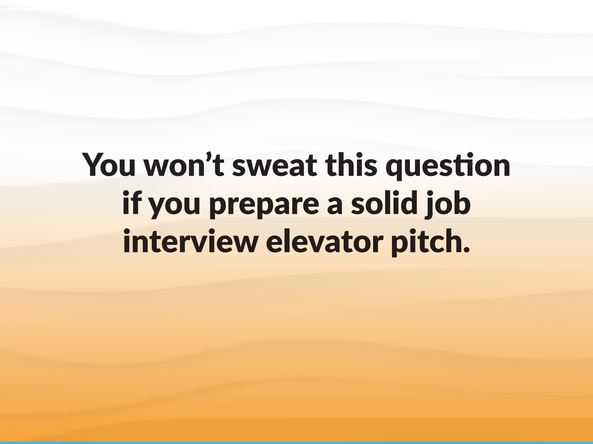 “TELL ME ABOUT YOURSELF” – How to Craft Your Job Interview Elevator ...