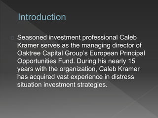 Oaktree Capital Group’s Investment Portfolio | PPT