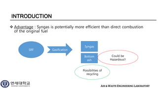 Characteristics of Bottom Ash Produced from Fixed Bed and Bubbling ...