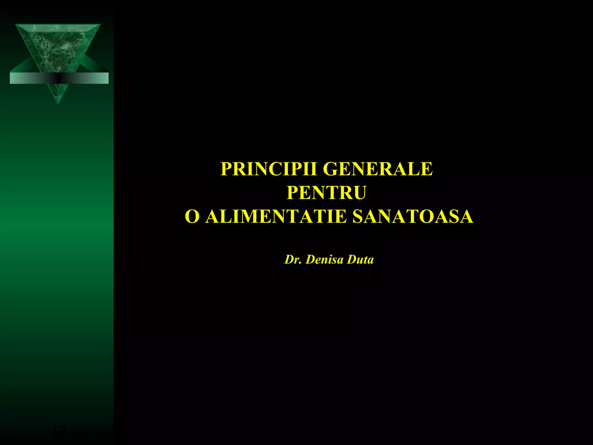 Alimentatie sanatoasa | PPT