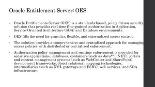 Oracle Identity and access management overview | PPT