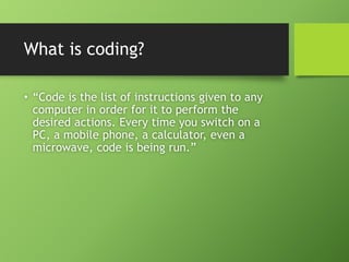 # S1.12 - Coding 101: Robotics for Beginners | PPT