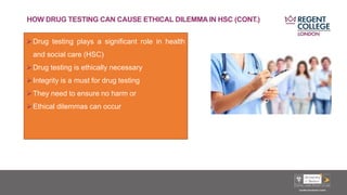 Medical technologies-drug testing Module Number: HSO4001 Module Name ...