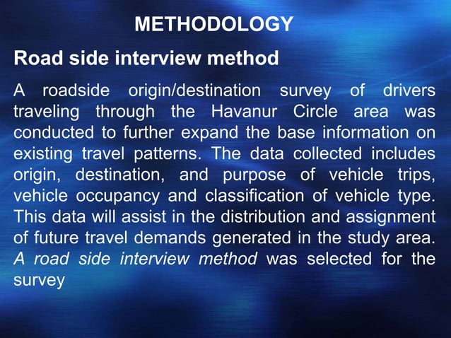 O and d study | PPTX | Auto Navigation Systems | Auto Technology